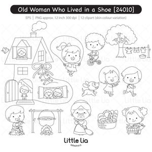 Old Woman Who Lived in a Shoe - Nursery Rhymes - 24010 (including Black ...