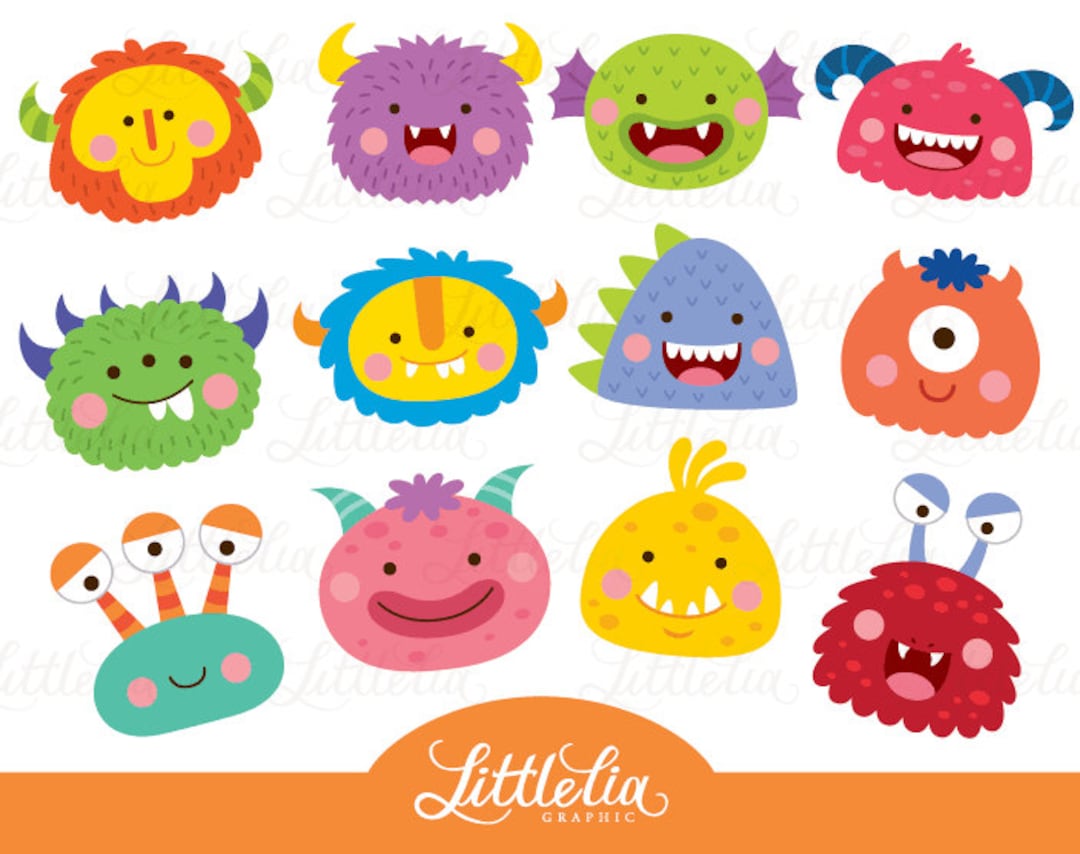Monster Face Clip Art Feed The Monster Halloween ClipArt