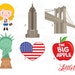 New York Clipart - I Love NY Clipart - 16030 - Etsy
