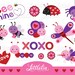 Valentine Clipart - Bug Love Clipart - Bug Clipart - 15001 - Etsy