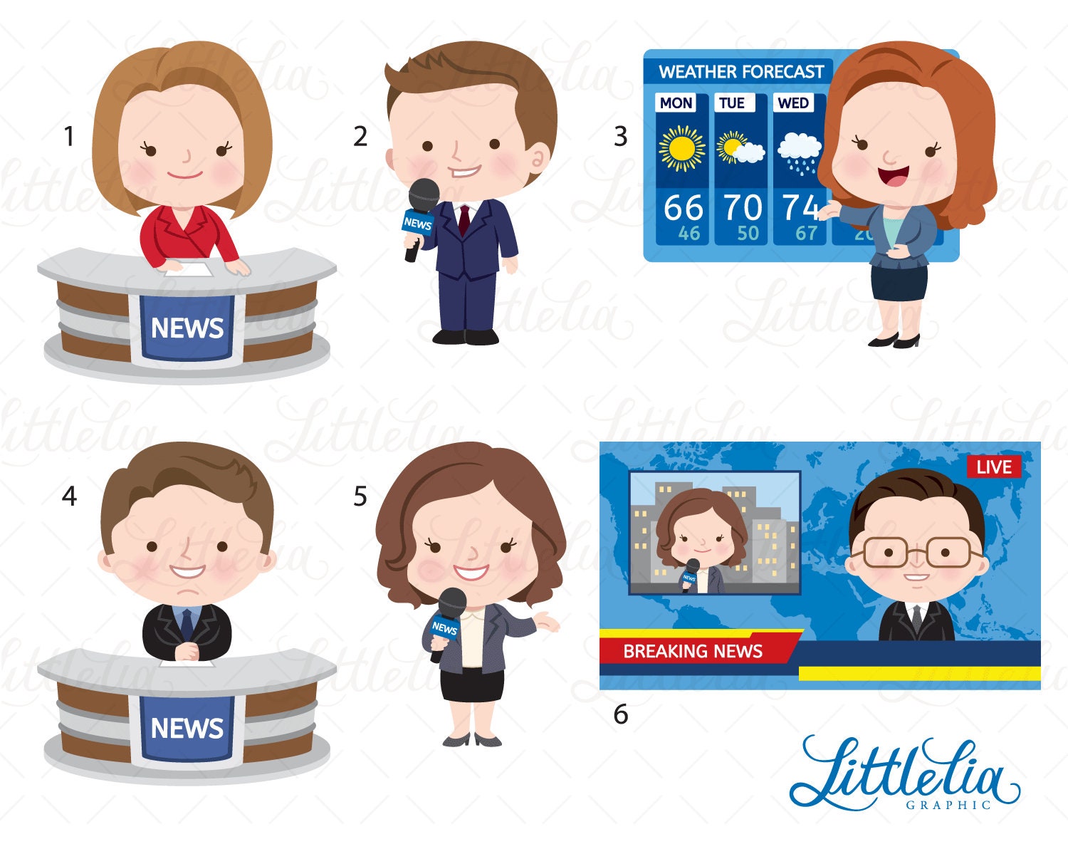 Newspaper Reporter Clipart