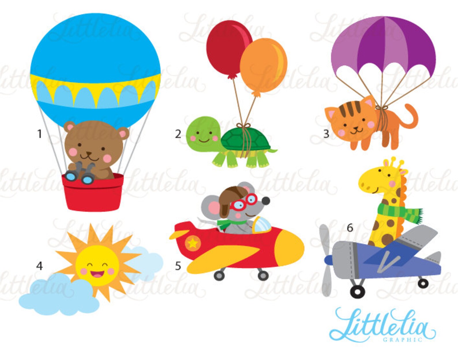 Animal transport clipart transportation clipart 15082 | Etsy