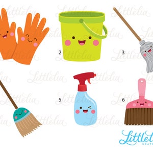 Cleaning Kawaii - Clean Day Kawaii - 16087 - Etsy