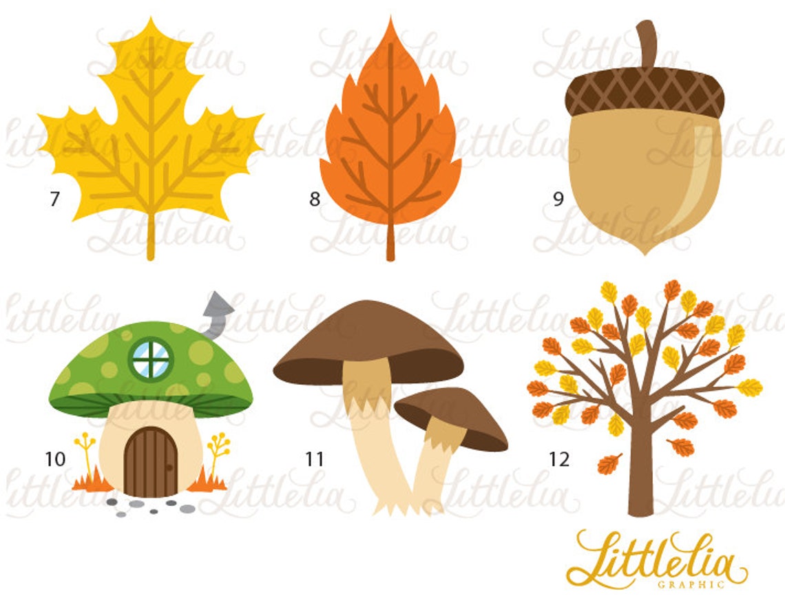 Autumn Woodland Autumn Fall Critter 15071 | Etsy