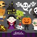Haunted House Halloween Clipart/ Digital Download 14024 - Etsy