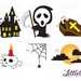 Haunted House Halloween Clipart/ Digital Download - 14024 - Etsy