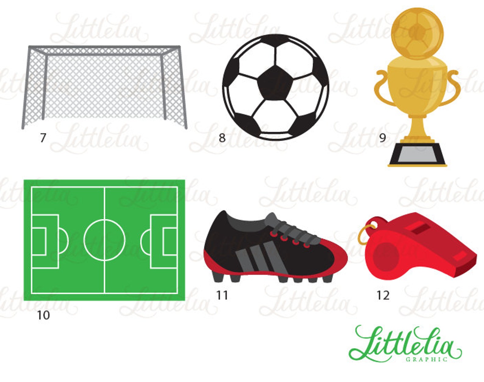 Soccer boys clipart soccer clipart 15093 | Etsy