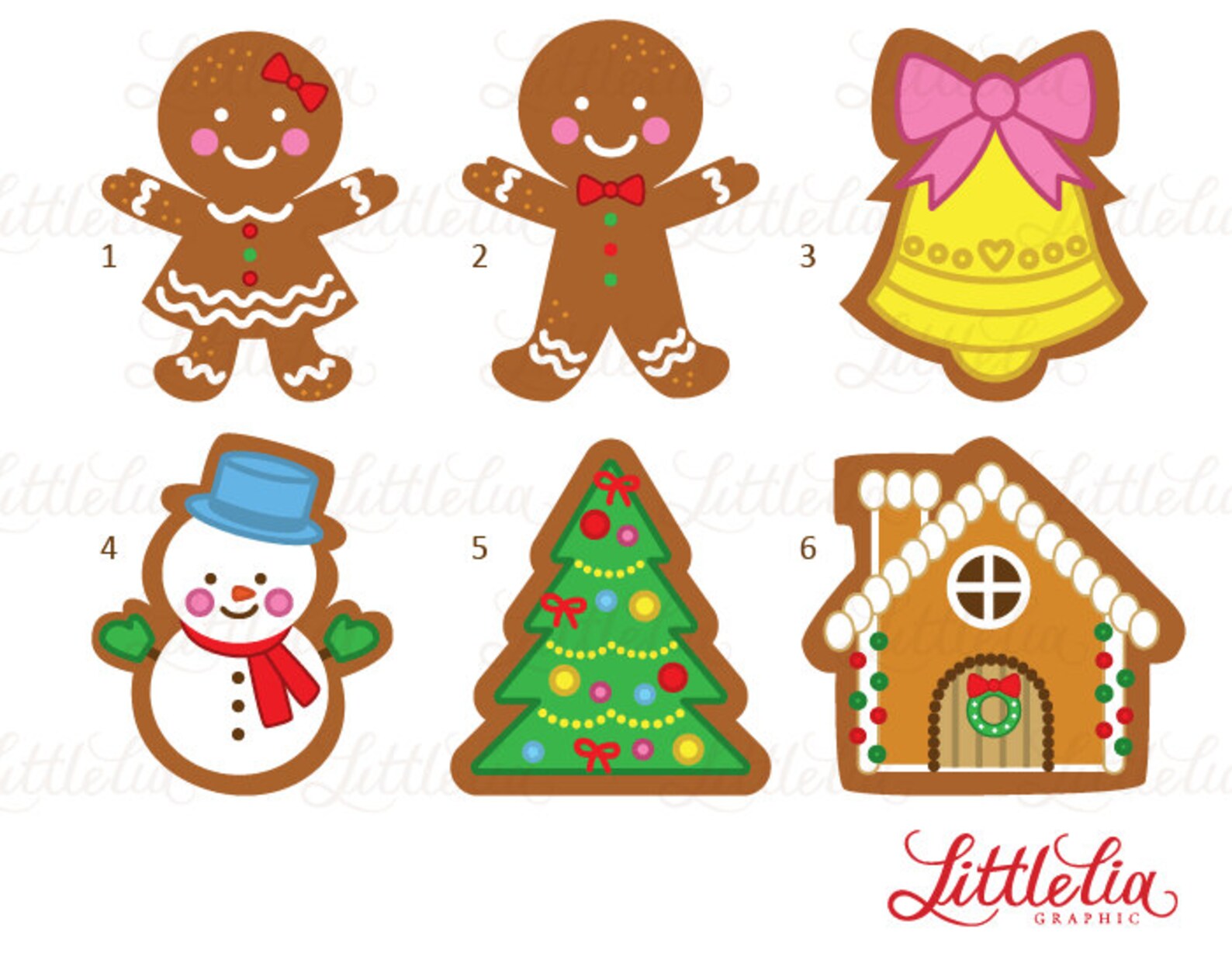 Christmas Sweet and Treat Clipart 14026 - Etsy