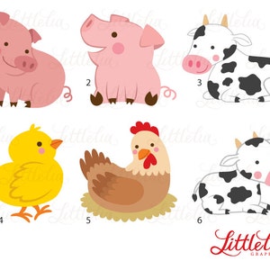 Farm Mom and Baby Clipart - Family Clipart - 16055 - Etsy