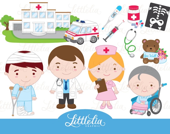 Bambino In Ospedale Clip Art