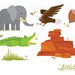 Fun Safari Adventure Clipart Set/ Instant Download - 14015 - Etsy