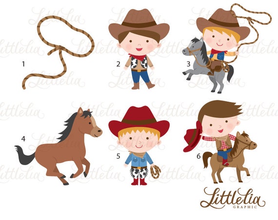 Little Cowboy Clipart