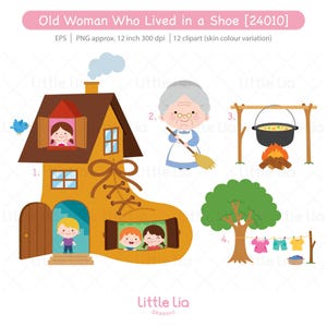Old Woman Who Lived in a Shoe - Nursery Rhymes - 24010 (including Black ...