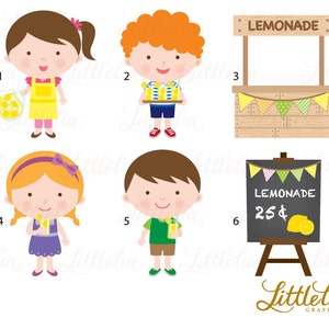 Lemonade Clipart - Summer Clipart - Lemon Clipart - 15016 - Etsy