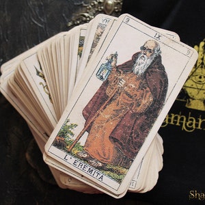 Handmade Italian Tarot Cards Deck, 78 Cards - Etsy