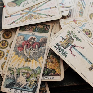 Handmade Italian Tarot Cards Deck, 78 Cards - Etsy
