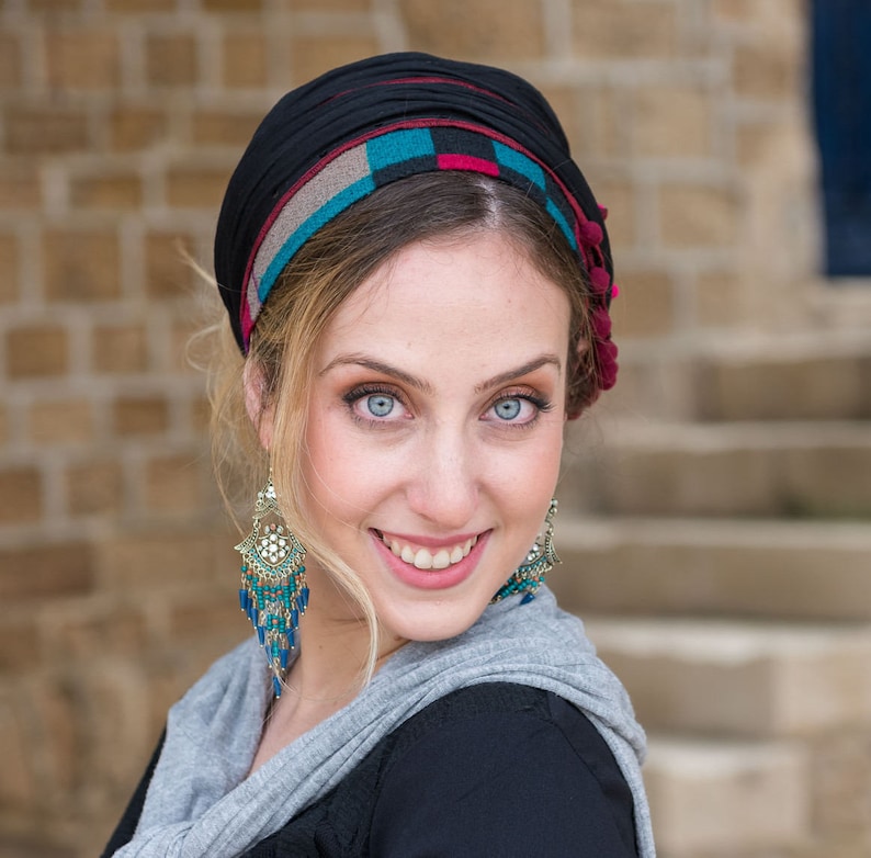 Lola P Soft Headband Tichel Snood Head Scarf Head Covering - Etsy