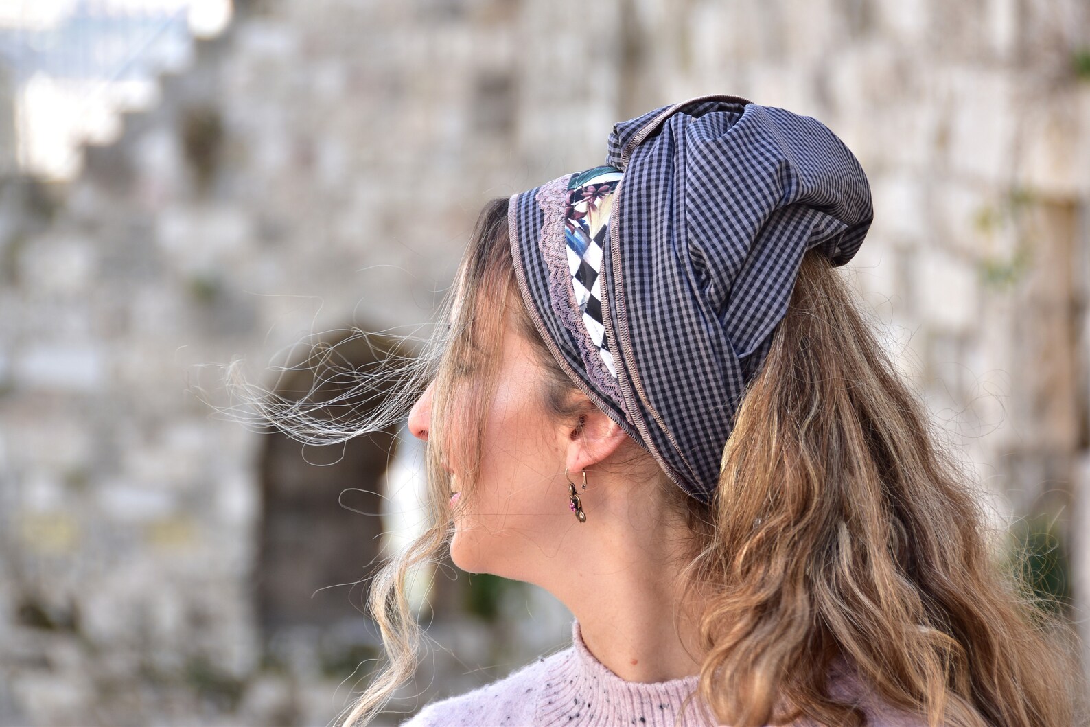 NOA Headwrap TICHEL Hair Snood Chemo Snood Head Scarf Head - Etsy