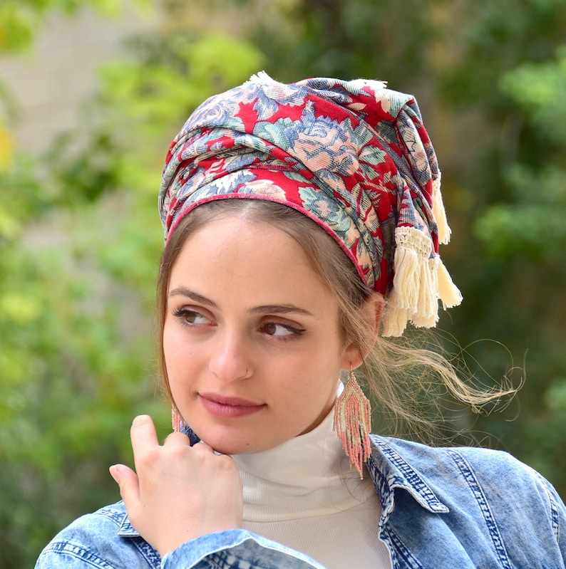ALONA Boho Soft Headscarf TICHEL Hair Snood Head Scarf Head - Etsy
