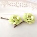Lovely Apple Green Hair Pin Flower Vintage Style Flower Hair Clip, Hair ...