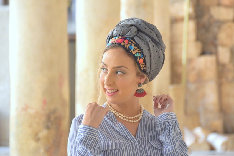 Regal Headscarf PDF Pattern How To Sew Your Tichel Pattern and | Etsy