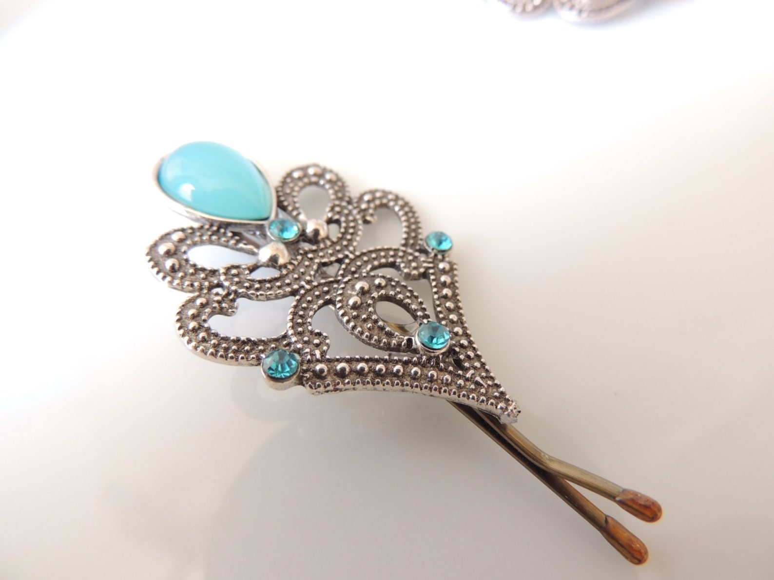 Royal Vintage Wedding Hair Pin Decorative Original Bridal - Etsy