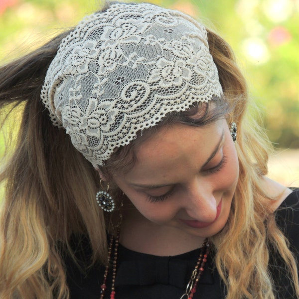 Womens Lace Headband - Etsy