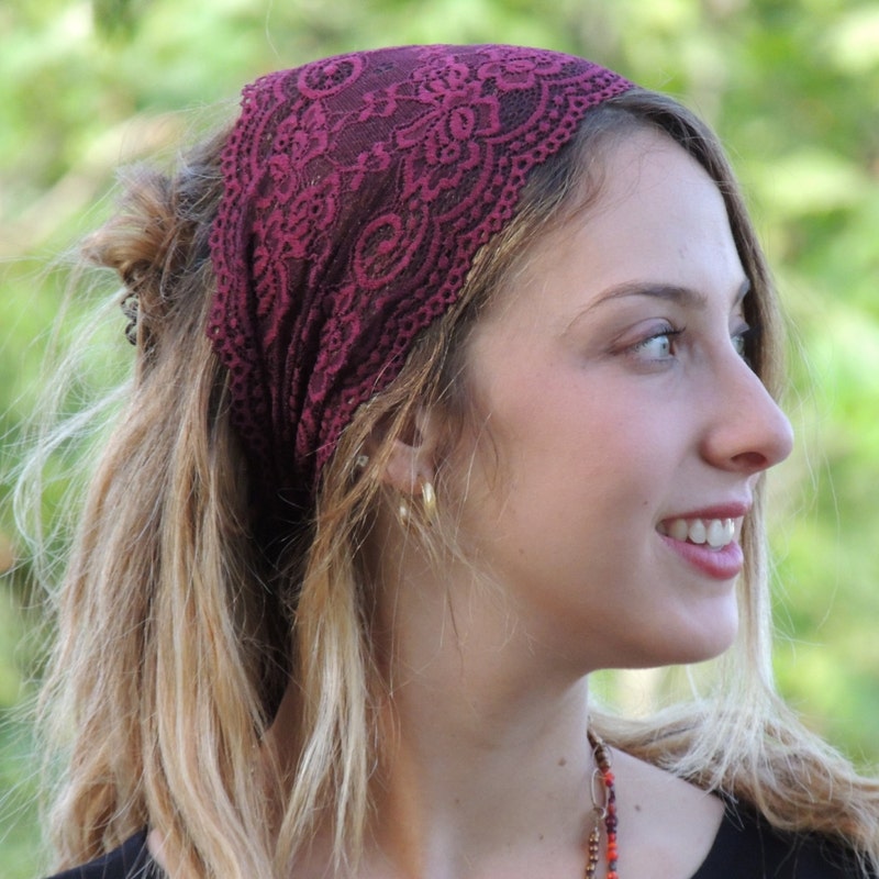 Red Head Scarf - Etsy