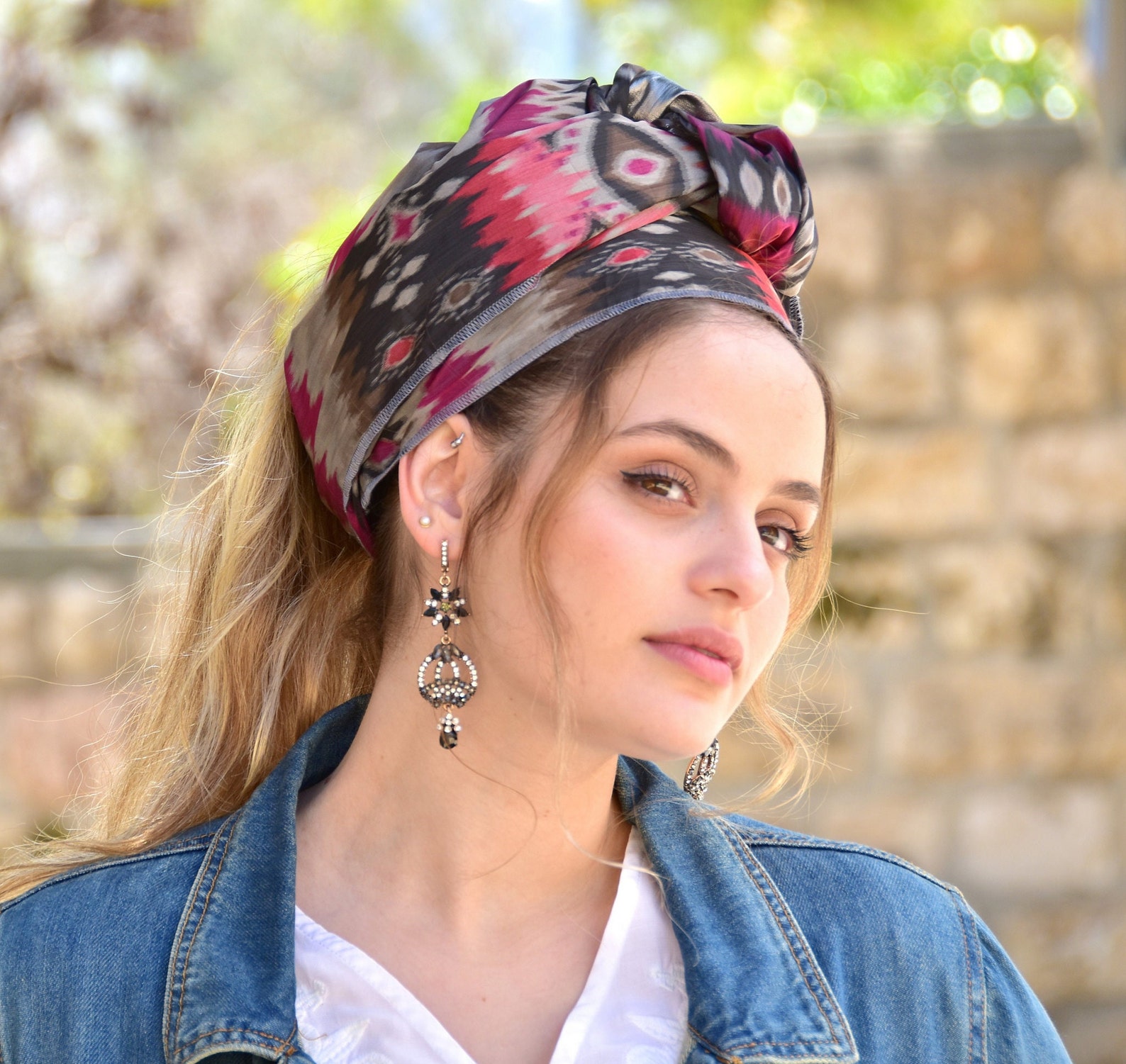 Yeela Splendor Headscarf TICHEL, Hair Snood, Head Scarf, Head Covering ...