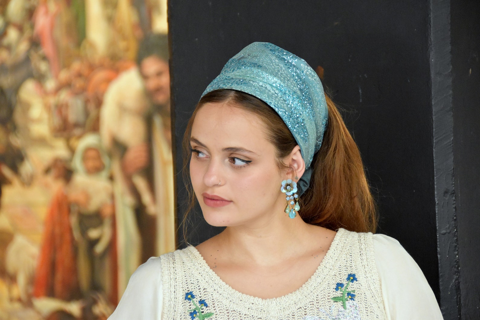 Halel Stunning Headband Amazing Bandana Tichel Hair Snood | Etsy