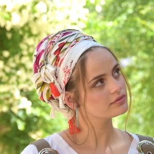 Amazing Soft Joyful Headscarf TICHEL, Hair Snood, Head Scarf, Head ...