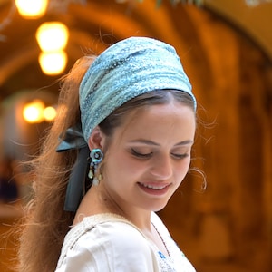 Halel Stunning Headband Amazing Bandana Tichel Hair Snood - Etsy