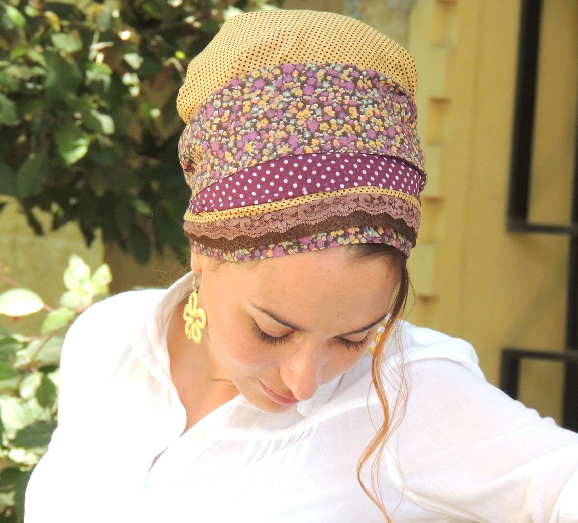 How to Sew Your SINAR TICHEL Apron Tichel Pattern Hair Snood | Etsy