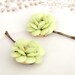 Lovely Apple Green Hair Pin Flower Vintage Style Flower Hair Clip, Hair ...