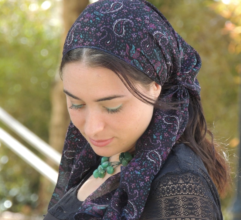Two Pocketscarf Sewing Patterns Hand & Machine Patterns Tichel, Hair ...