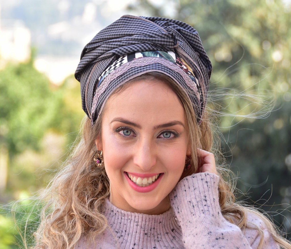 NOA Headwrap TICHEL Hair Snood Chemo Snood Head Scarf Head | Etsy