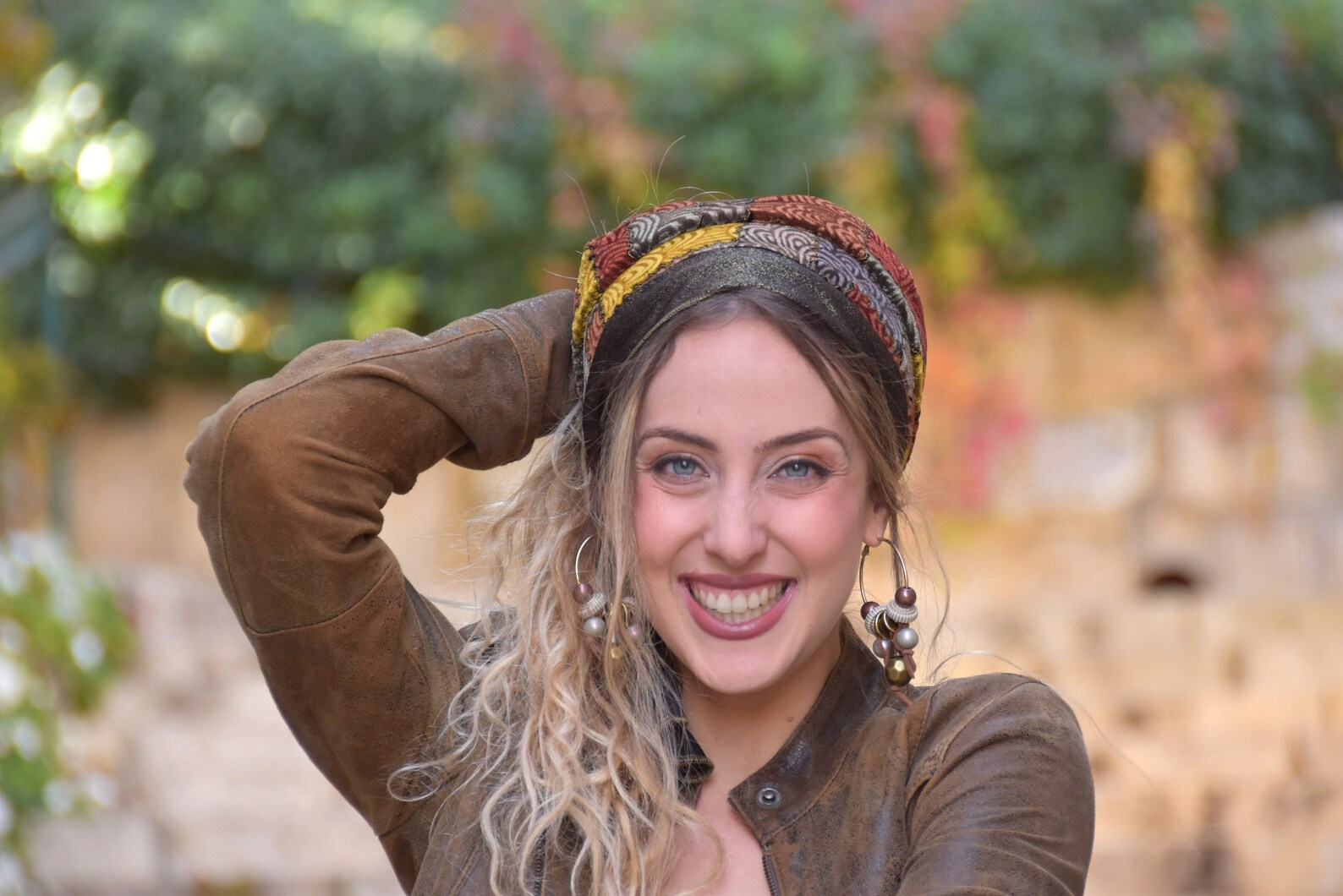 Autumn Wave Headband Amazing Bandana Tichel Hair Snood - Etsy Israel