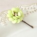 Lovely Apple Green Hair Pin Flower Vintage Style Flower Hair Clip, Hair ...