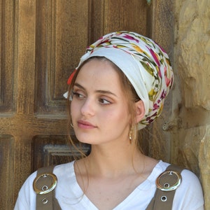 Amazing Soft Joyful Headscarf TICHEL, Hair Snood, Head Scarf, Head ...