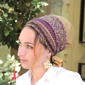 How to Sew Your SINAR TICHEL Apron Tichel Pattern Hair Snood Head ...