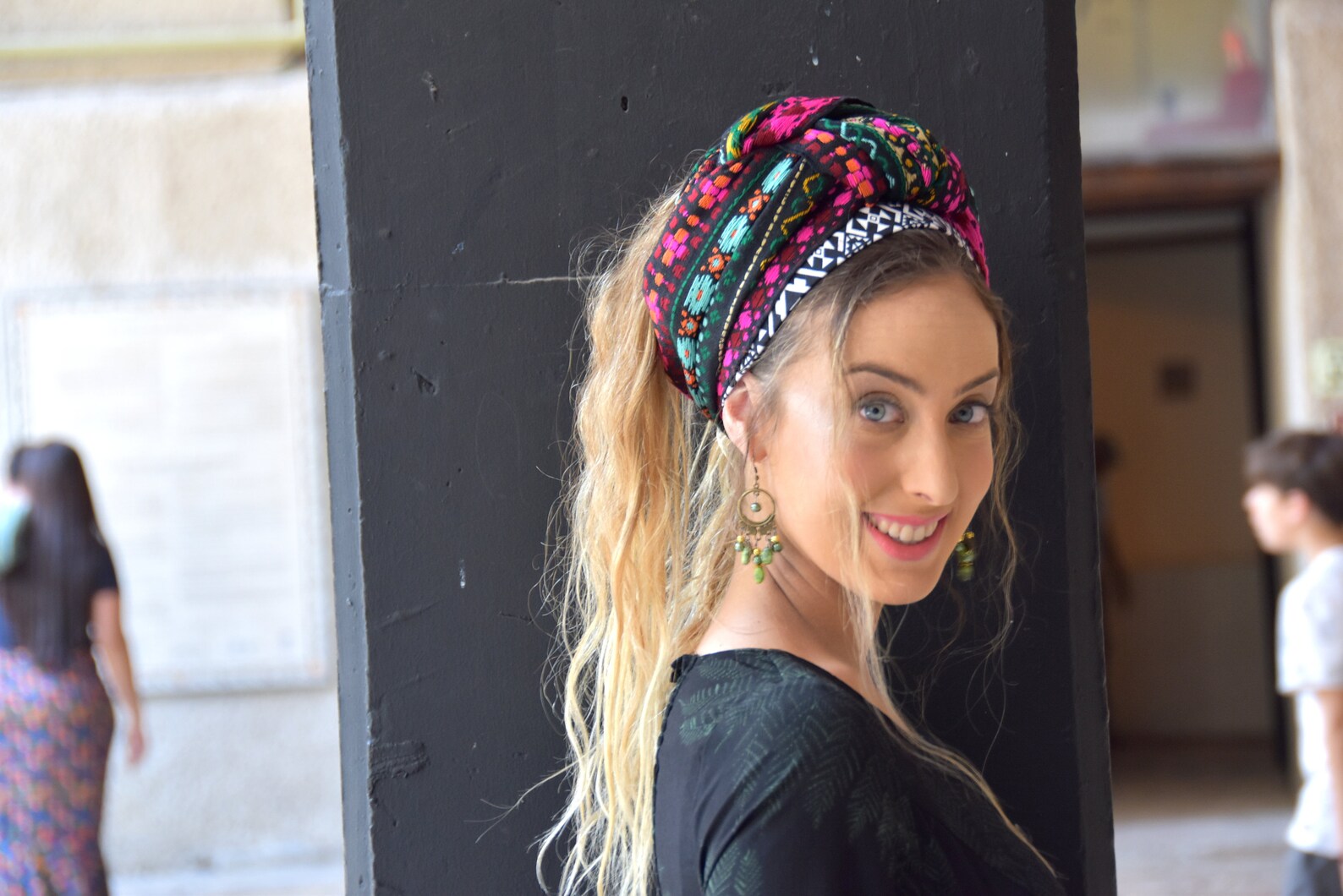 Floral Fiesta Wrap Headband TICHEL Hair Snood Chemo Snood | Etsy