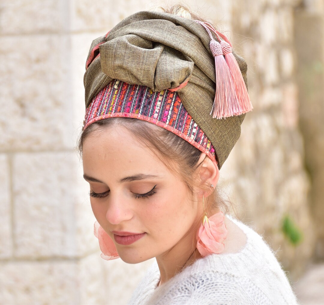 Ariel Embellished Headscarf, TICHEL, Hair Snood, Chemo, Head Scarf ...