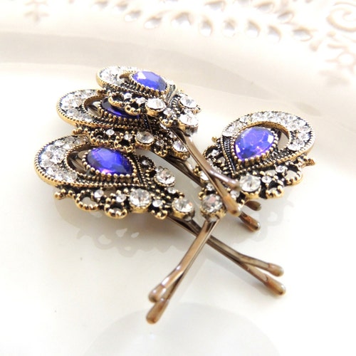 Royal Vintage Antique Style Hair Pin Bridal Hairpin Jewelry - Etsy