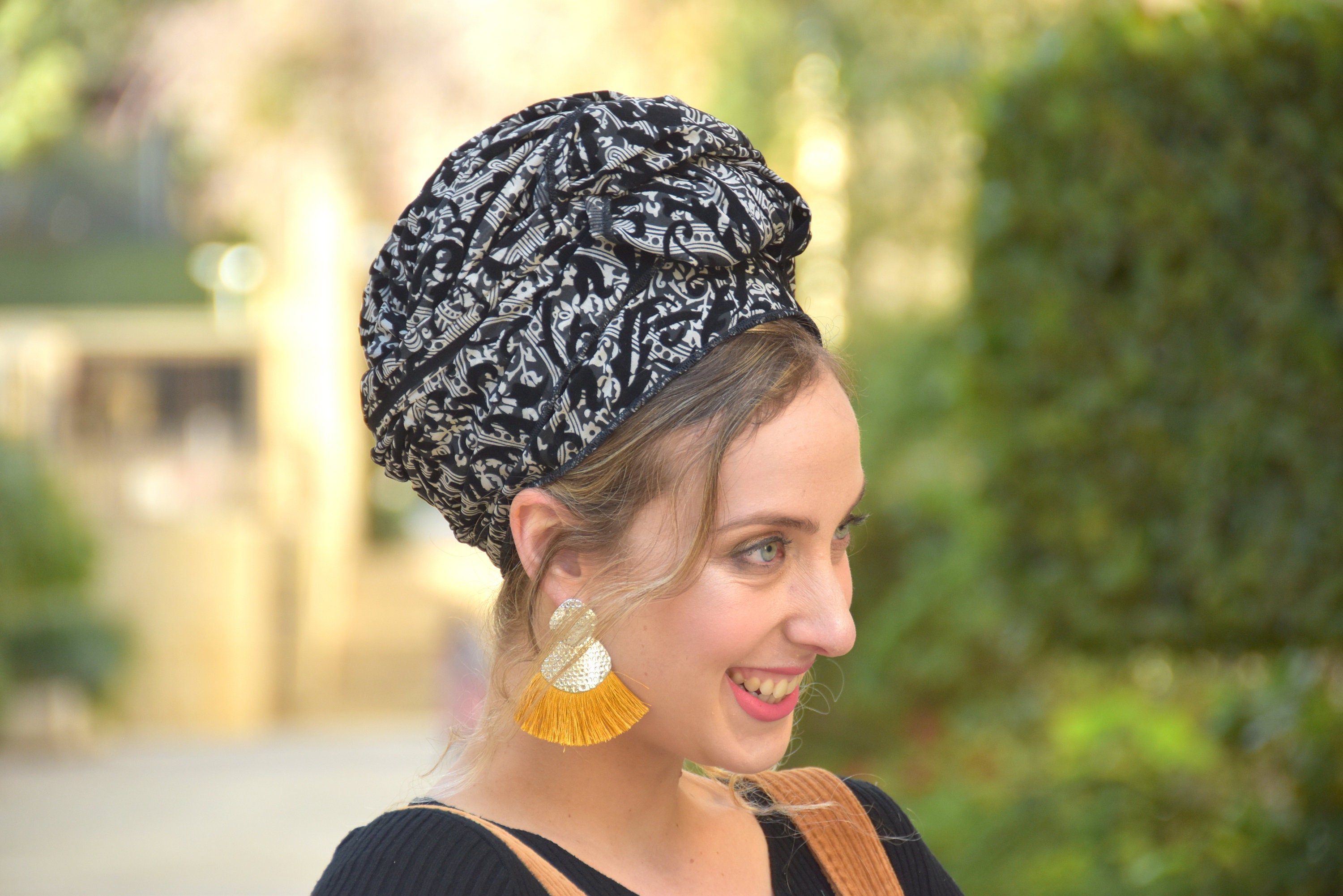 VELVET TOUCH Headscarf TICHEL Hair Snood Head Scarf Head - Etsy