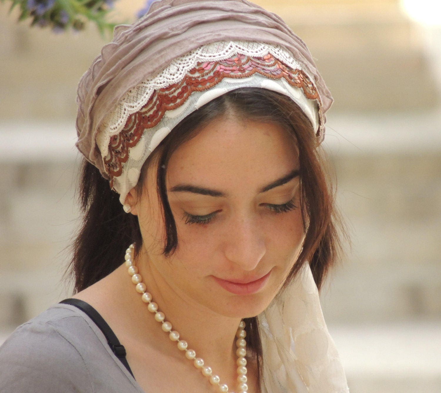 Headband Tichel PATTERN How to Sew Your Ruffle Bandana Pattern | Etsy