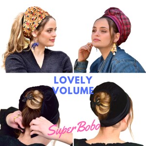 Superbobo New VOLUMIZER Boubou Bobo Under Tichel, Headscarf, Chemo ...