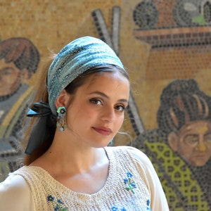 Halel Stunning Headband Amazing Bandana Tichel Hair Snood - Etsy