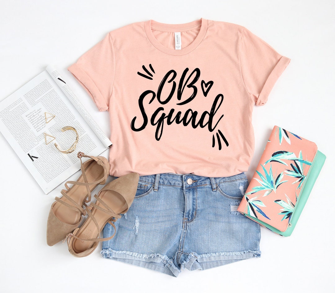 OB Squad T-shirt Labor and Delivery Obstetrics Doula Midwife - Etsy