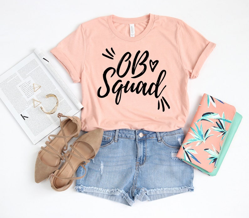 OB Squad T-shirt Labor And Delivery Obstetrics Doula Midwife | Etsy