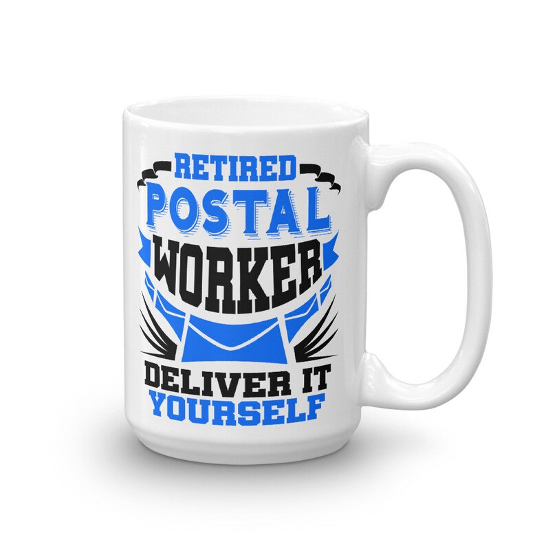 Retired Postal Worker Carrier Retirement Coffee Mug Party Gift | Etsy